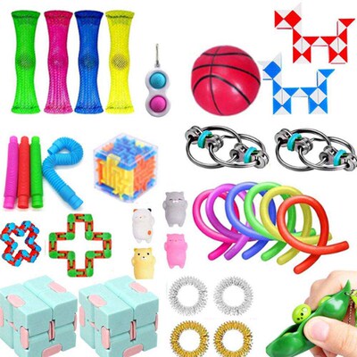 6-20pcs Random Fdget Toys Mystery ts Pack Surprse Box 3