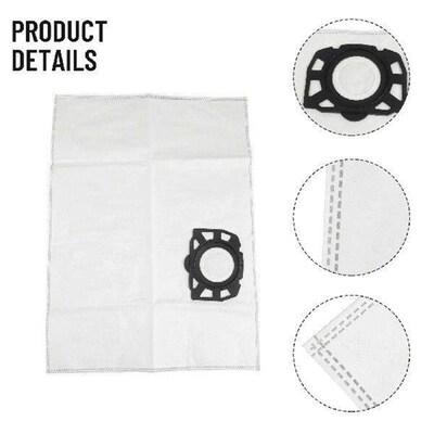 5pcs For Karcher Dust Bags For 2.863-314.0 KFI 357 KA 40