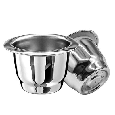 1Set Refill Nespresso Coffee Capsulas Stainless Steel  Refil