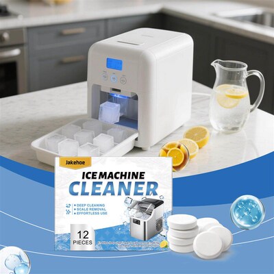 JAKEHOE Ice Maker Cleaning Tablets - Gentle and Effective fo