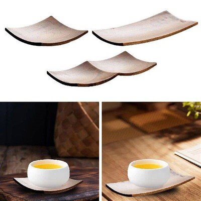 Solid Wood Serving Platter Dessert Tray Snack Tray for Nut