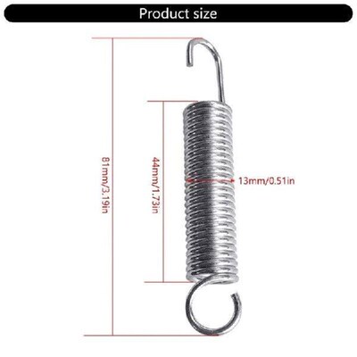 Q1FD 5Pcs Manual Spring Tall Shears Steel Spring Replace
