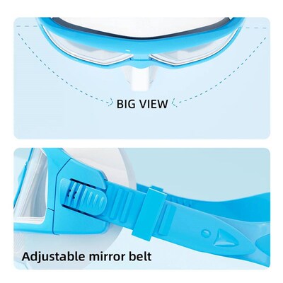 Professional Adult Scuba Diving Mask Set  HD Anti-Fog Lens