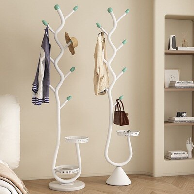 Home standing coat rack bedroom hanger clothes hallstand