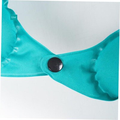 Press inflatable U-pillow portable air travel neck pillow