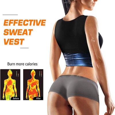 Sweat Vest Sauna Sweat Suit for Women Sauna Shirt Shapewear