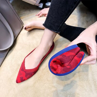 Famous Brand casual boat shoes woman pointed toe sapatos str
