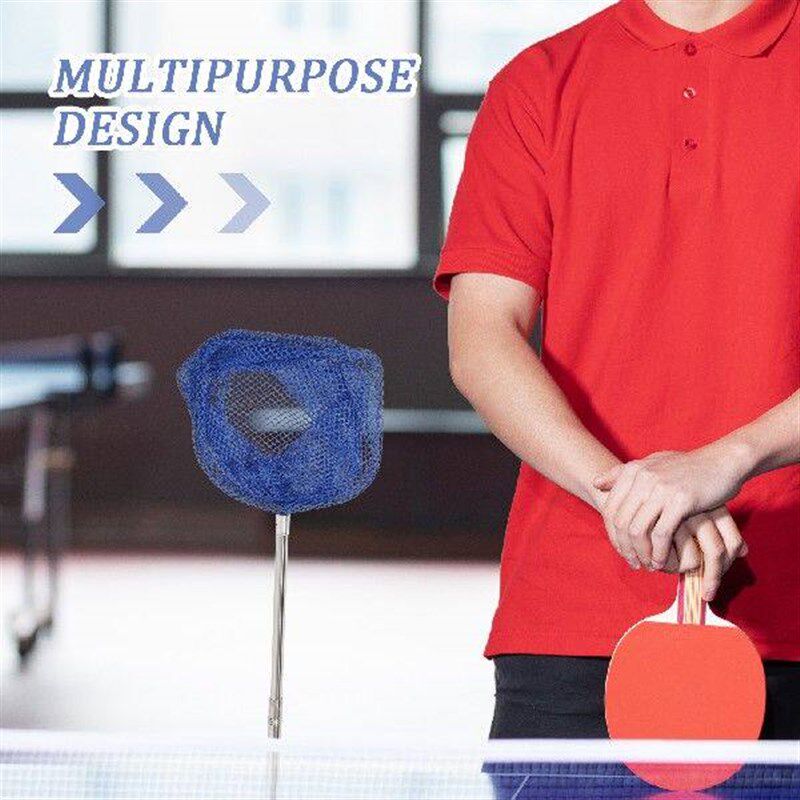 Portable Table Tennis Ball Picker Upper Collector Aluminum