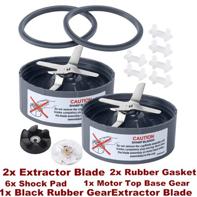 NutriBullet Replacement Parts Extractor Blade Fits Base Gear