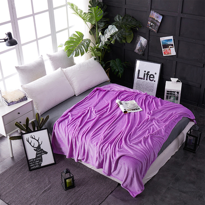 Coral fleece blankets flannel blanket summer air condition