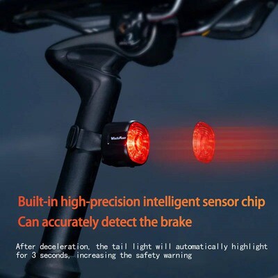 Bicycle taillights, intelligent taillights for bicycles, wat