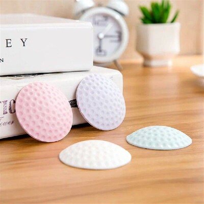 3pcs Thicker Cushion Rubber Door Stopper Mat Cabinet