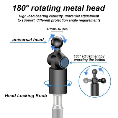 Universal Adjustable Tablet Tripod Floor Stand Holder Portab