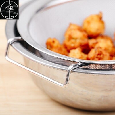 Sieve super fine juice soy milk hot pot Fried sieve