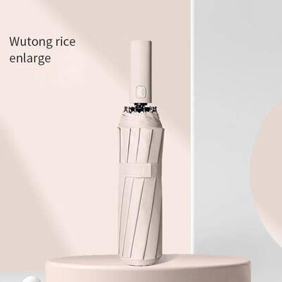 12 Ribs Umbrella Automatic Double UV Parasol Strong Wind Res
