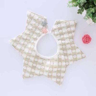 Baby Bibs 360 Degree Rotation Cotton Soft Baby Kids Bandana