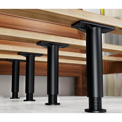 4 Pcs Bed Support Frame Base Bases justable Legs Height