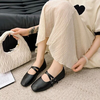Spring/Summer Elegant Retro Mary Jane Casual Flat Shoes New