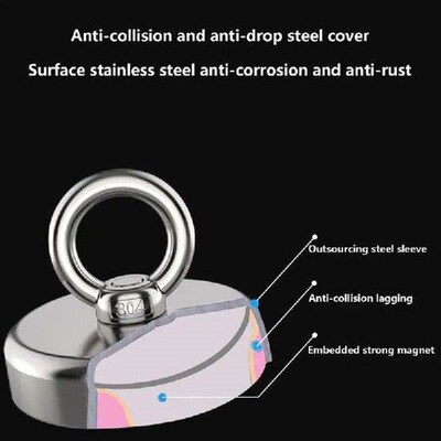 Powerful Fishing Salvage Magnetic Heavy Duty Rare Earth
