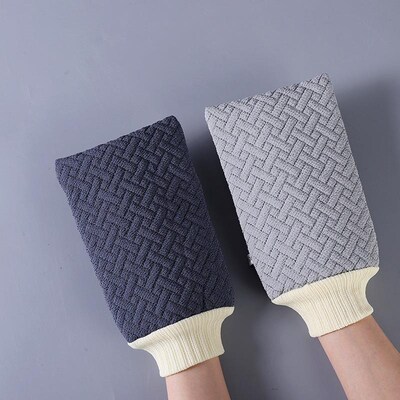 Bath Exfoliating Glove with Coarse Texture for Powerful Scru