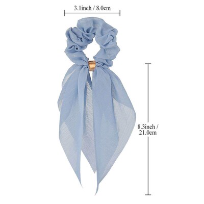3 Style Ribbon Hair Ring New Double-layer Bow Large Bowel Ri
