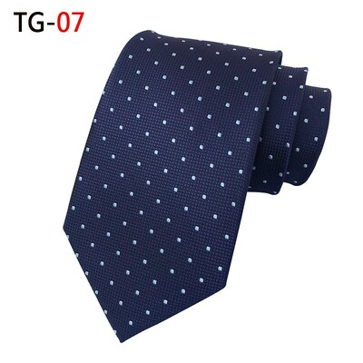 Powerful Merchant Checkered Dotted Tie Formal Business Casua