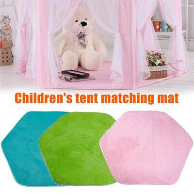 Child Playhouse Tent Carpet Rug Floor Game Cushion Toy Hexag