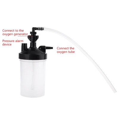 Oxygen Bubbler Bottle - Humidity for Oxygen Concentrator wit