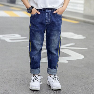 IENENS Autumn Boys Jeans Clothes Kids Cowboy Long Pants Chi
