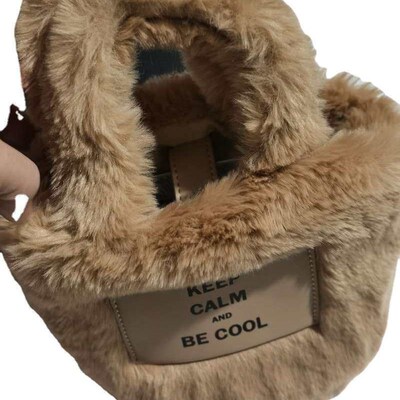 UR Mao Mao bag womens autumn and winter new Mao Mao vegetab