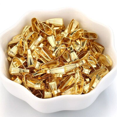 50pcs Stainless Steel Buckle Clasp for Pendants Charm Connec