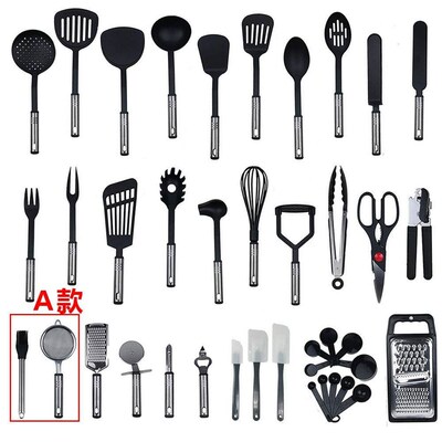 40piece nylon kitchenware set tube handle nylon kitchenwar