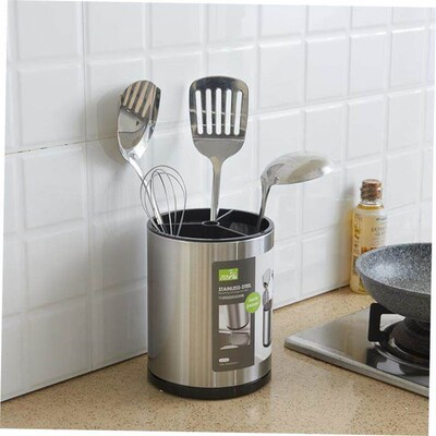 Knief holder tube spoon storage box rack kitchen cutlery org