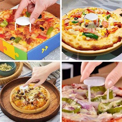 10pcs Pizza Saver Stand Circular Box Stack Tabletop Takeout