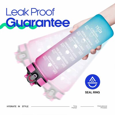 1000ml water bottle tritan BPA free Sports cup Waterbottle