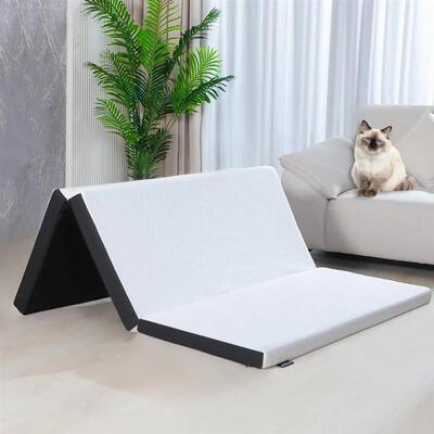 Folding Mattress, 3 inch Single Tri-fold Memory Foam Mattres