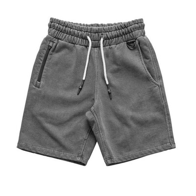 Casual Solid Color Shorts Mens Gym Fitness Workout Cotton S