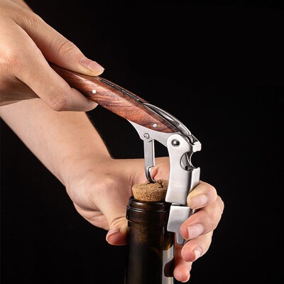 Wine Opener With Folding Knife Express Package Knife Serrate