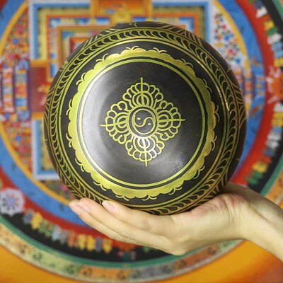 Nepal singing bowl sound therapy Buddha sound bowl manual Bu