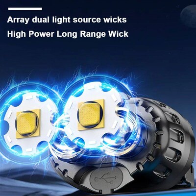 Powerful LED Headlamp IPX4 Waterproof Emergency Head Flashli