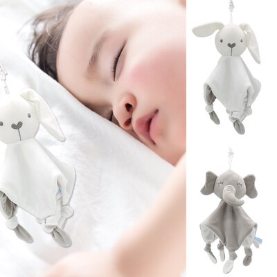 Soft Baby Appease Bibs Infant Bear Sleeping Toys Reassure So