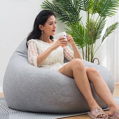Lazy Sofa Bean Bag Bedroom Balcony Small Sofa Chair