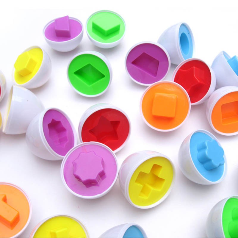 6PCS/LOT Educational toys toy recognize color shape matching