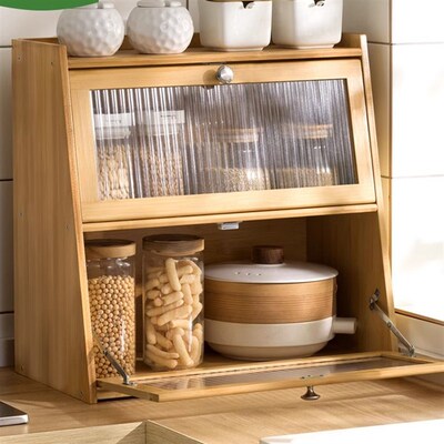Kitchen condiment bottle rack storage shelf locker cabinet