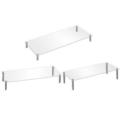 3 Pcs Acrylic Cake Stand Stands Clear Dessert Display Table
