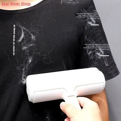 Pet Hair Remover Roller Reusable Lint Sticking Roller 2-Way