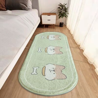 Carpets Plush carpet bedroom rug bedside blanket floor mat
