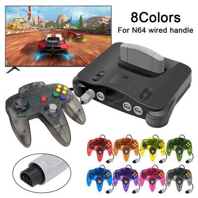 2PCS/Pair Wired Gamepad For N64 Wired Joypad Controller for