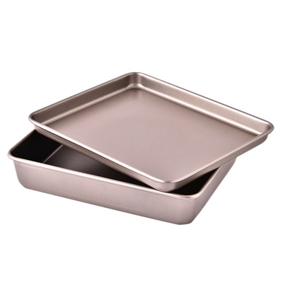 9 11 inch Pizza Square Cake Pans Mold Tray Oven Baking Mould