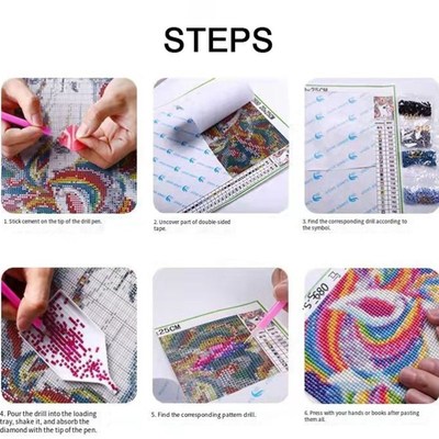 5D DIY Diamond Painting Full Round Horse Diamond Embroidery